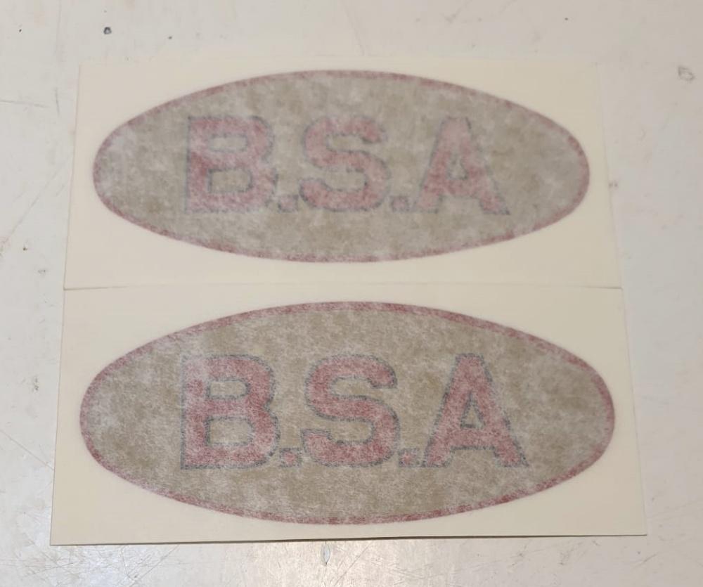BSA Tank Sticker 1935/38 Pair | BRITISH Only Austria Fahrzeughandel GmbH