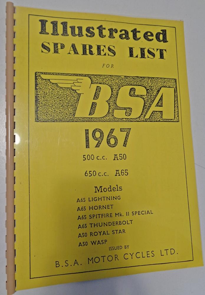 llustrated Spares List for BSA 1967 Kopie | BRITISH Only Austria ...
