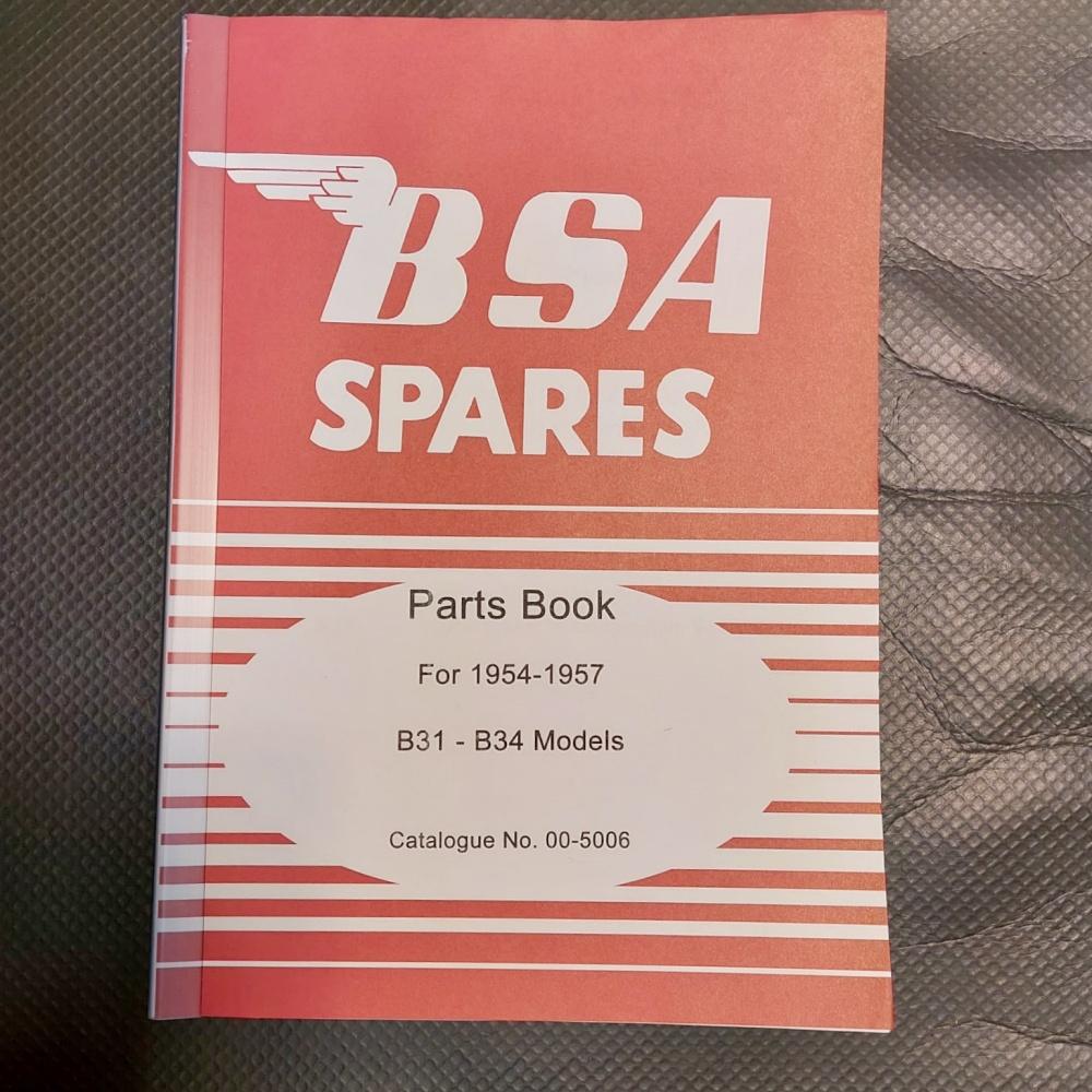 BSA Parts Book 1954 - 1957 B31/B32/B33/B34 Copy | BRITISH Only Austria ...