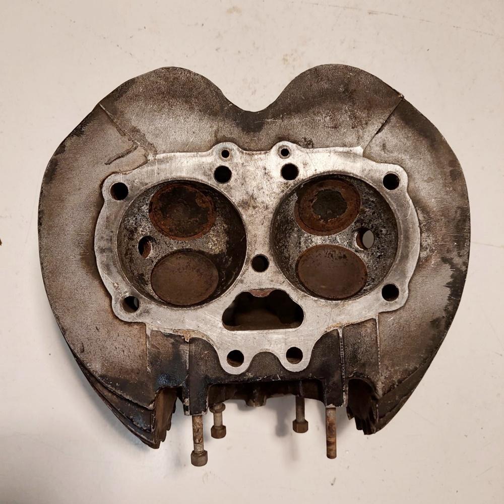 BSA A65 Single Carb. Thunderbolt 650cc Cylinder Head used | BRITISH ...