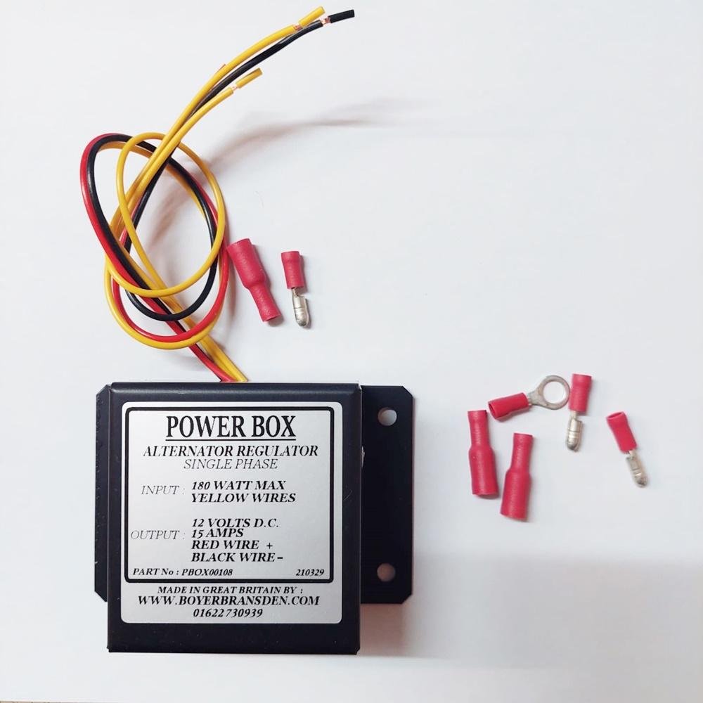 Power Box f. single Phase Alternators 12V Pos. or Neg. | BRITISH Only ...