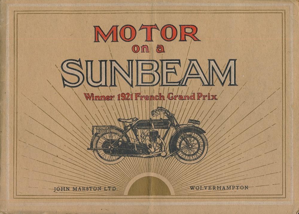 Sunbeam Sales Catalogue 1922 Original used | BRITISH Only Austria ...
