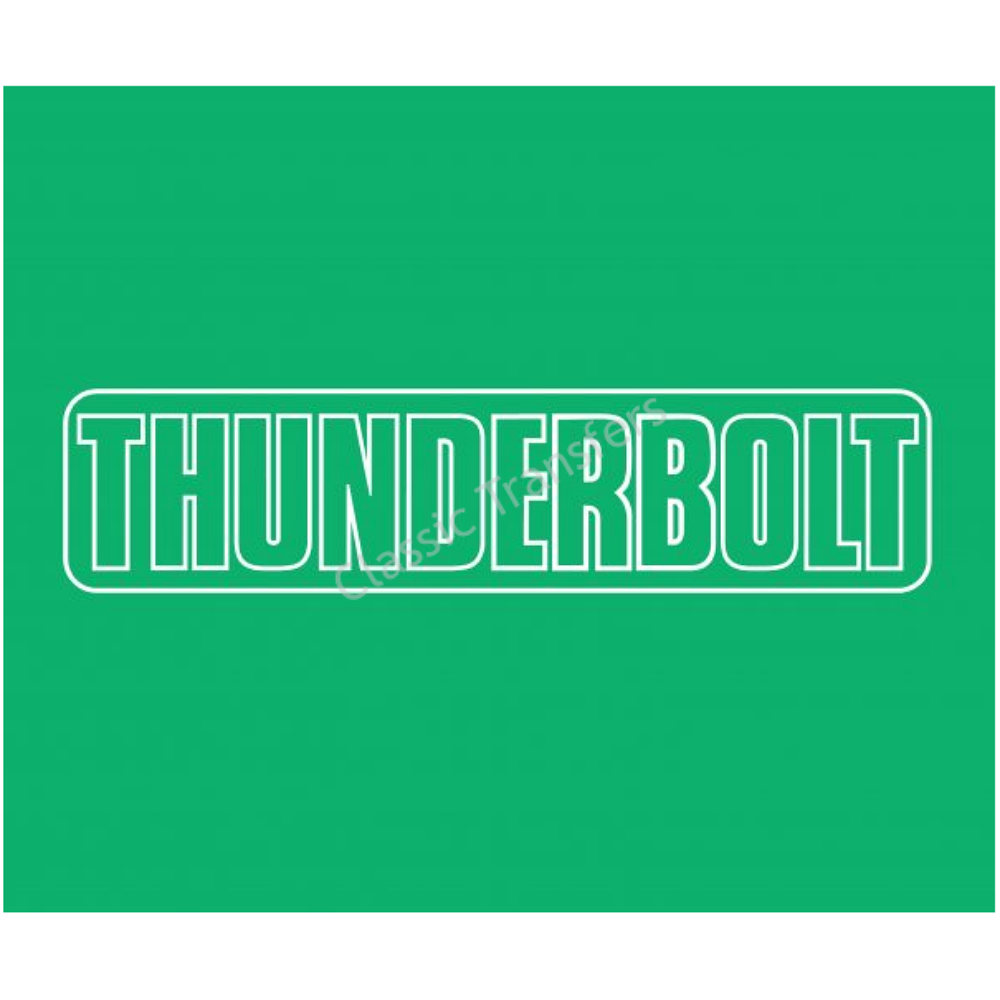 BSA Thunderbolt Sticker for Side Cover 1972 | BRITISH Only Austria ...