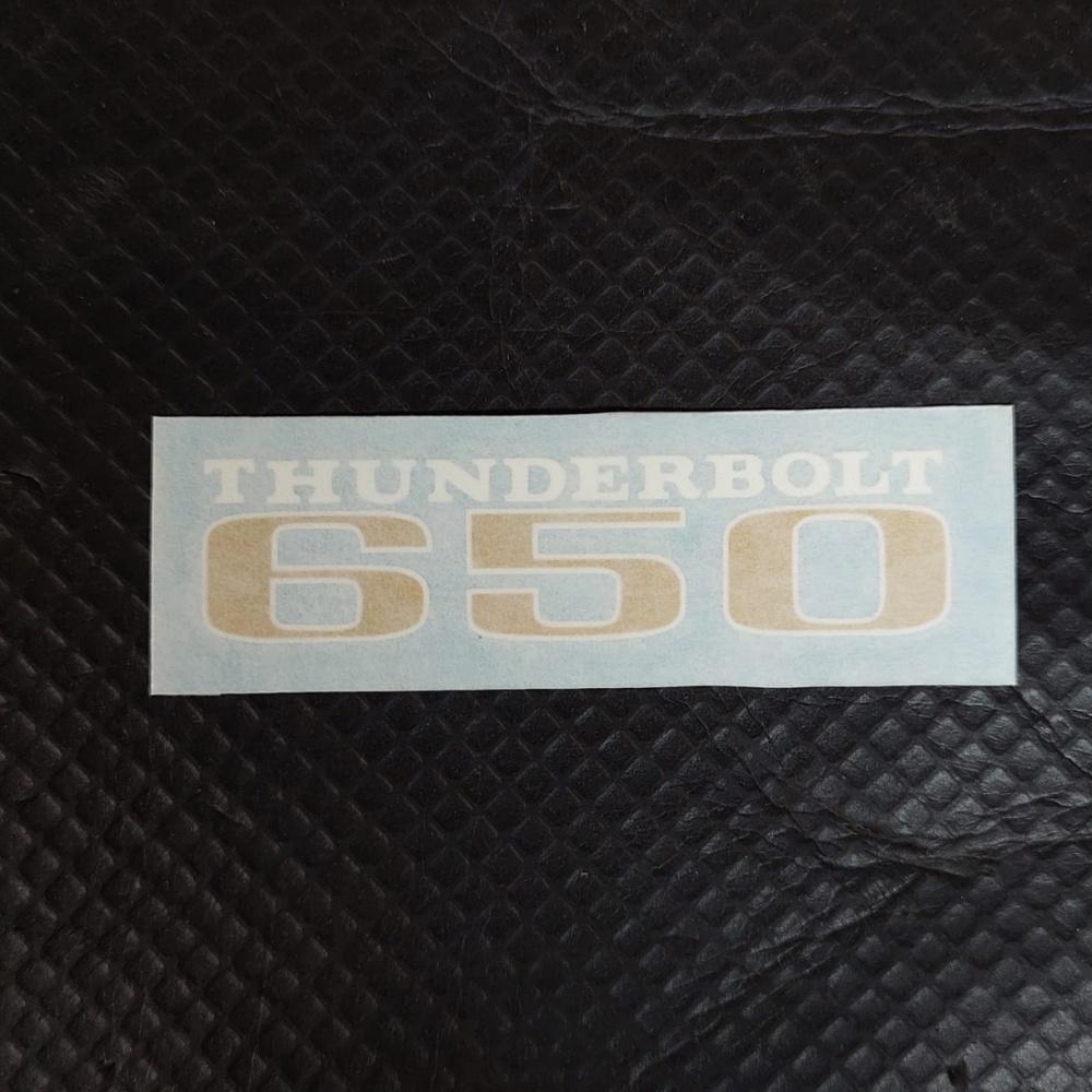BSA Thunderbolt 650 Side Cover Sticker 1970/71 | BRITISH Only Austria ...