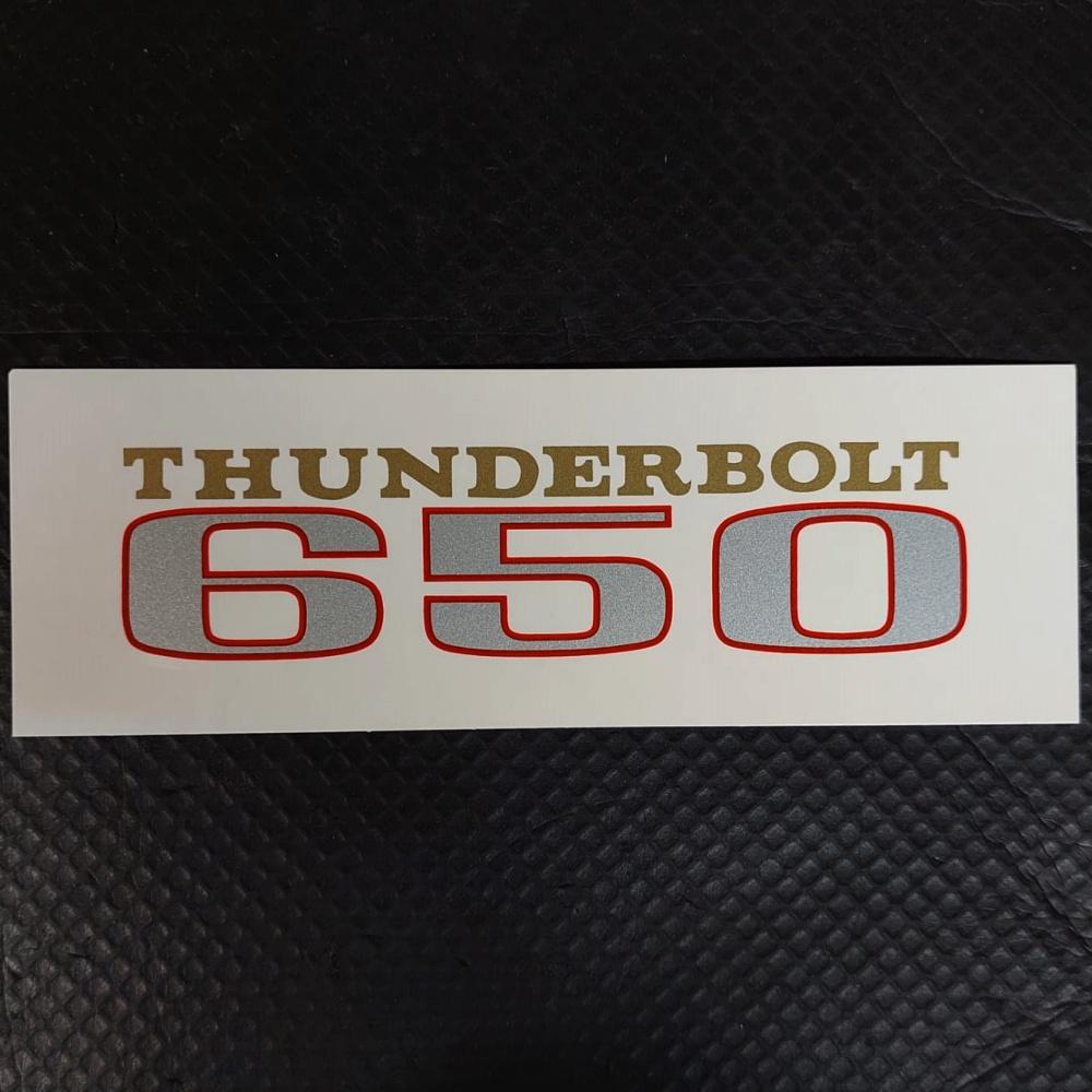 BSA Thunderbolt 650 Panel Transfer 1969 | BRITISH Only Austria ...