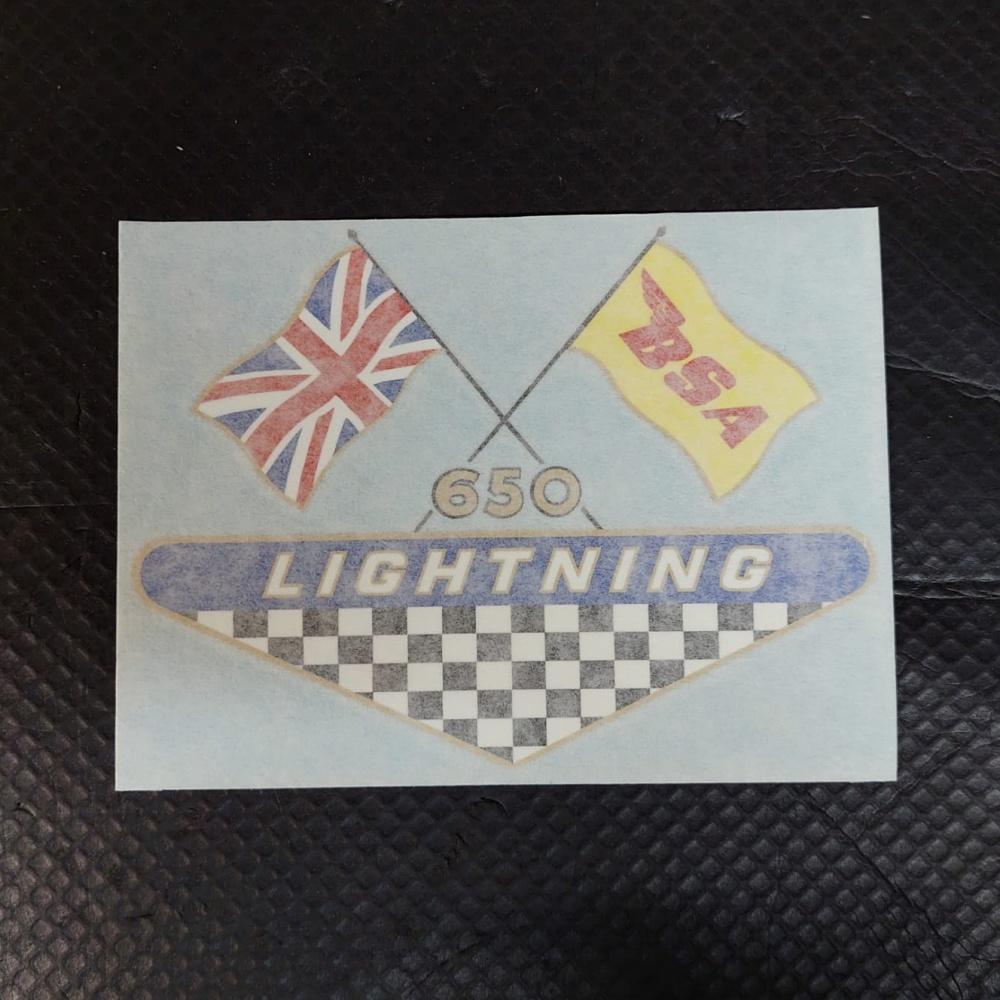 BSA 650 Lightning Panel Sticker 1968 | BRITISH Only Austria ...