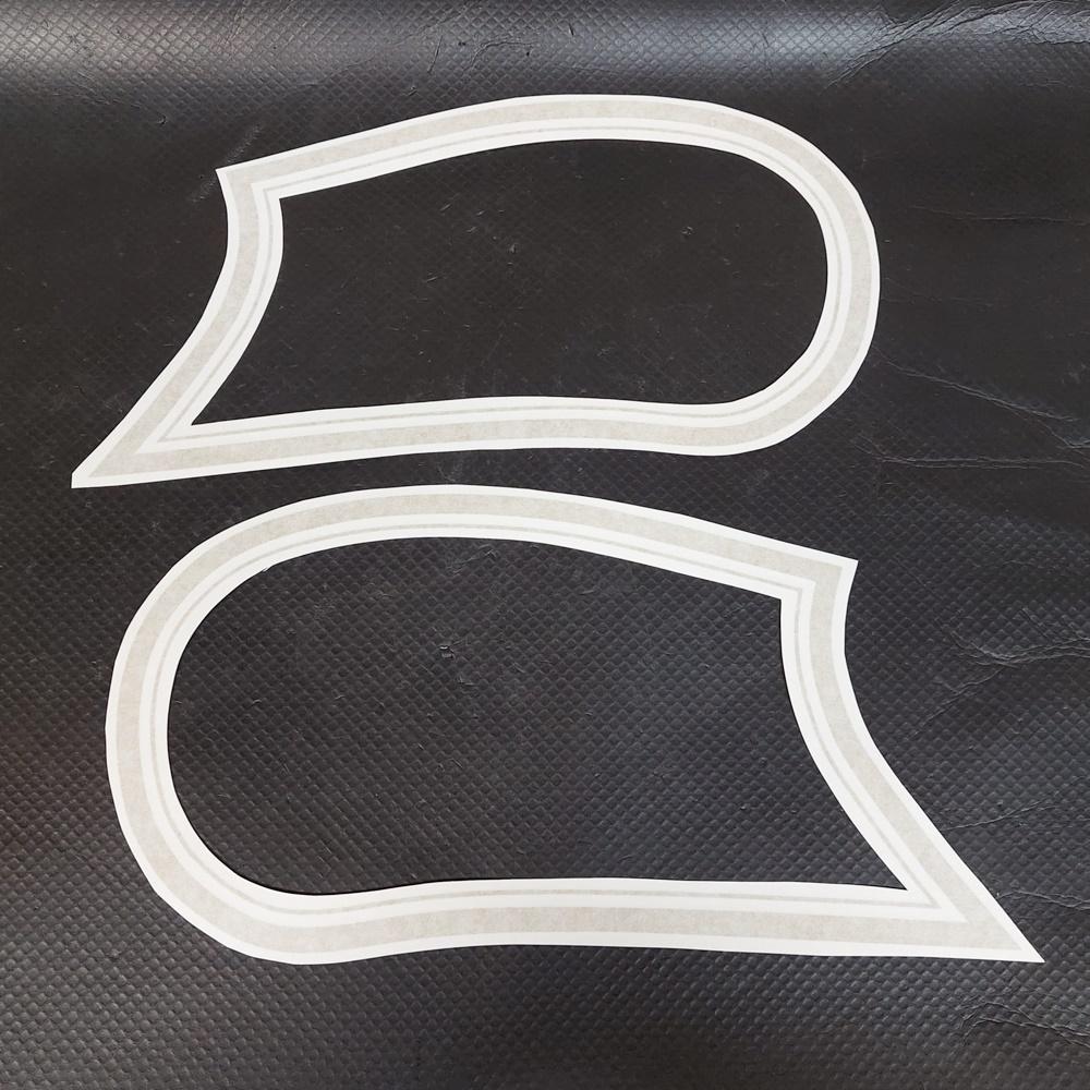 Triumph TRW Lines Tank Sticker Pair | BRITISH Only Austria ...