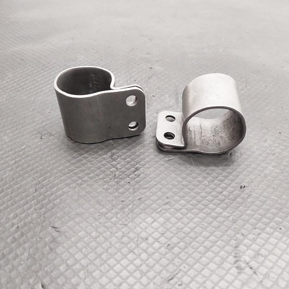 BSA D7 D10 Bantam Front Mudguard Stay Clip . 2 Hole. Pair | BRITISH ...