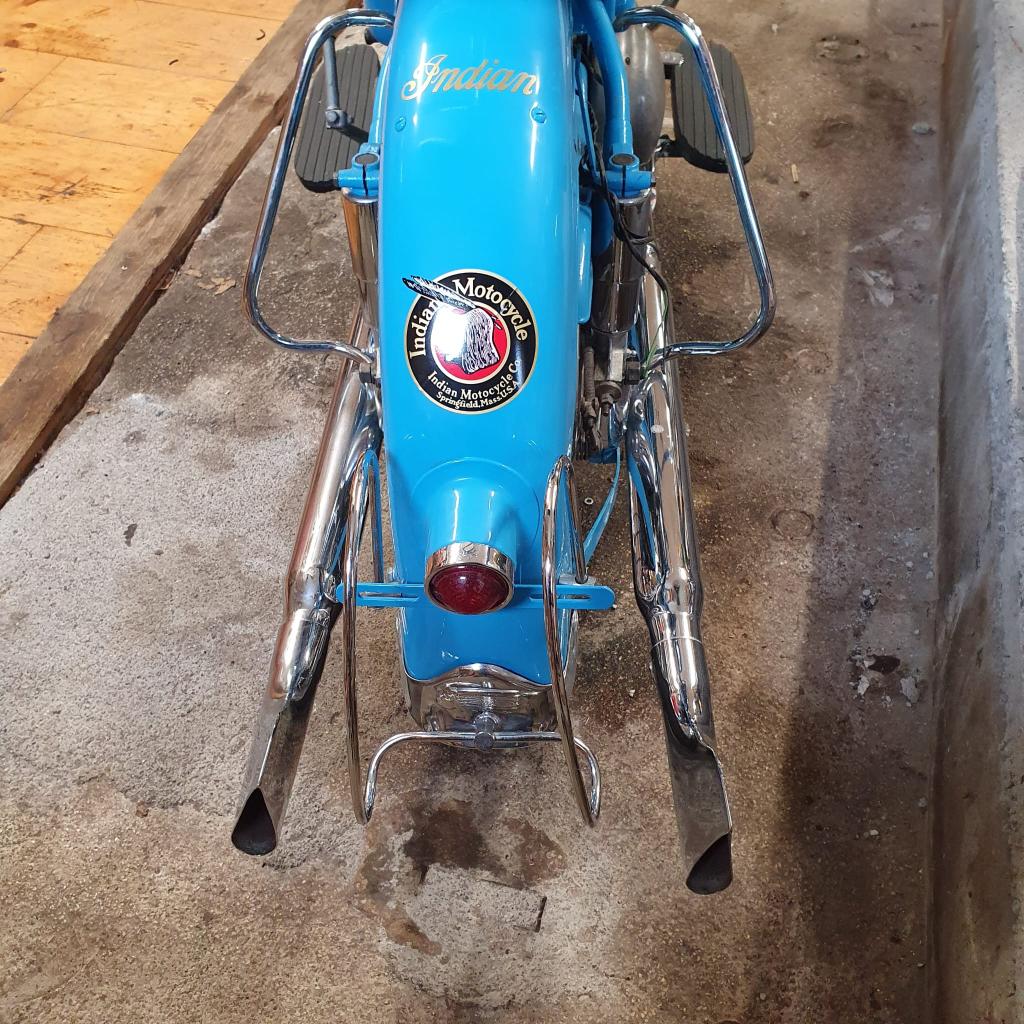 Indian Scout 1949 440cc Parallel Twin. 26ci | BRITISH Only Austria ...