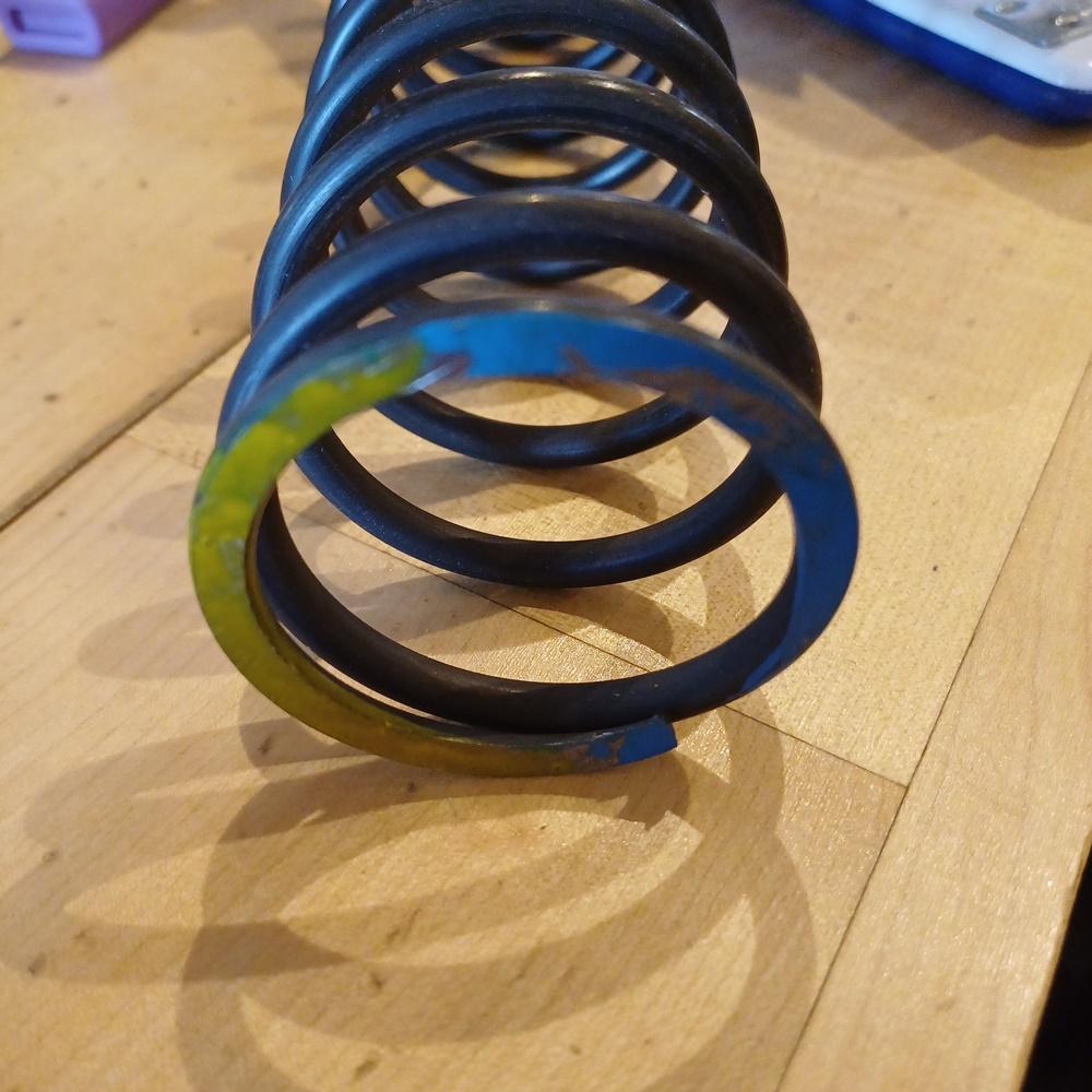 Triumph Front Fork Spring/ Pair yellow/blue STD | BRITISH Only Austria ...