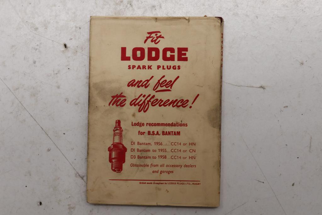 The Book of the BSA Bantam by W.C. Haycraft 1959 | BRITISH Only Austria ...