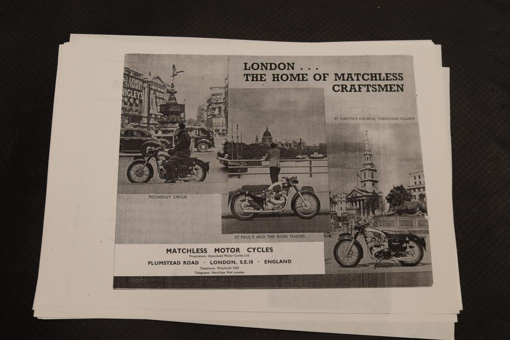 Matchless Clubman 1957 Catalogue copy | BRITISH Only Austria ...
