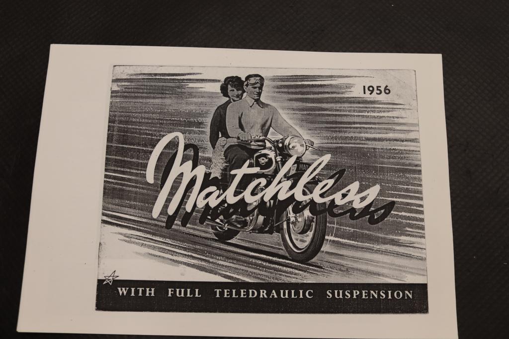 Matchless 1956 Catalogue copy | BRITISH Only Austria Fahrzeughandel GmbH