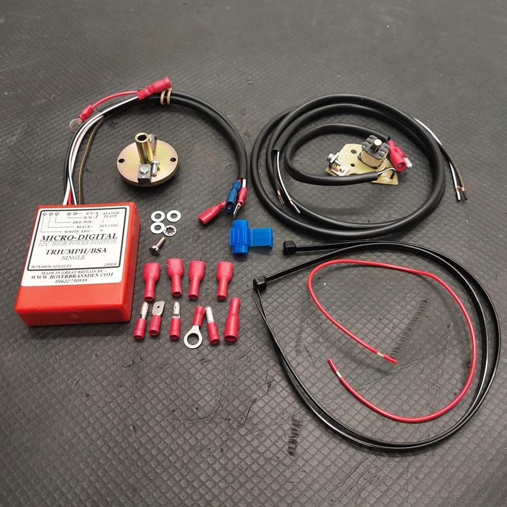Boyer Triumph / BSA Micro Digital Distributor Single 12V | BRITISH Only ...