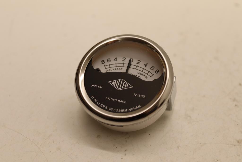 Ammeter/Amperemeter Miller Pattern 8-0-8 2" Shallow | BRITISH Only ...