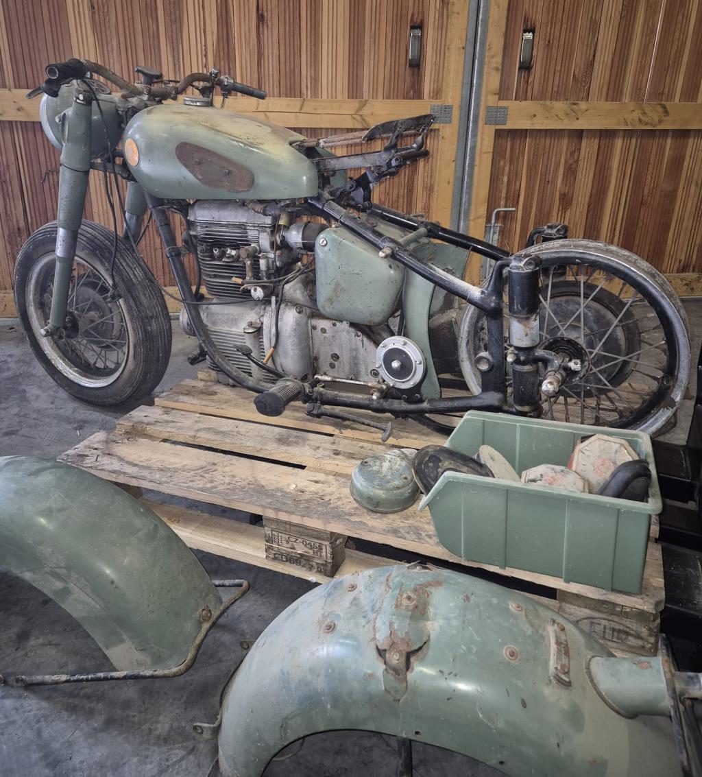 Sunbeam 500 cc OHC Barn Find 1952 | BRITISH Only Austria Fahrzeughandel ...
