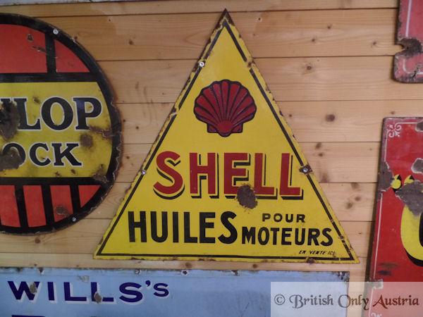 Shell huiles french sign | BRITISH Only Austria Fahrzeughandel GmbH