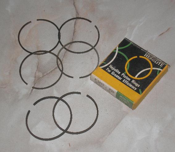 Triumph. Ariel 500 cc TRW,5T,T100,TR5 Pre Unit Piston Ring Set +020. 63 ...