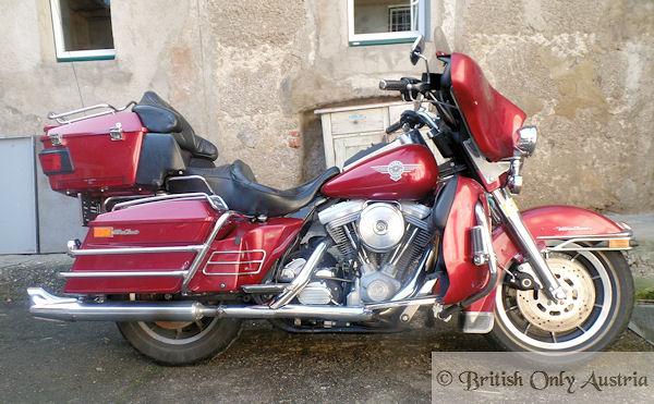 Harley Davidson FLHTC 1990. 1350cc | BRITISH Only Austria ...