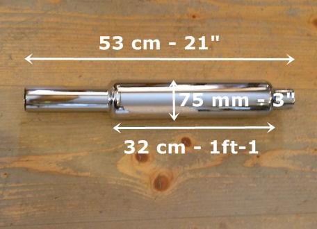 Panther Sloper 60 Silencer/Muffler 250/350cc 1936-40 1 5/8" - 41mm ...