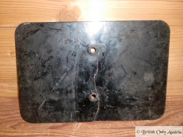 Rear Number Plate used | BRITISH Only Austria Fahrzeughandel GmbH