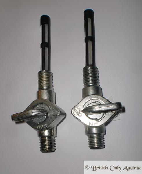 Petrol Taps, Main Petrol Tap + Reserve / Pair | BRITISH Only Austria ...