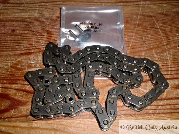Renold Chain 3/8" x 7/32" 70 Links. Ariel Leader. Ariel Arrow. Brough ...