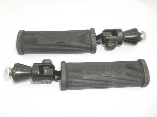 Triumph Rear Footrest, Pillion Footrest folding / Pair | BRITISH Only ...