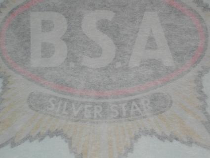 BSA Silver Star Tank Sticker pre 1939 /Pair | BRITISH Only Austria ...