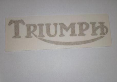 Triumph Tank Sticker gold | BRITISH Only Austria Fahrzeughandel GmbH
