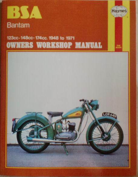 BSA Bantam 1948-1971, Owners Workshop Manual. Haynes | BRITISH Only ...
