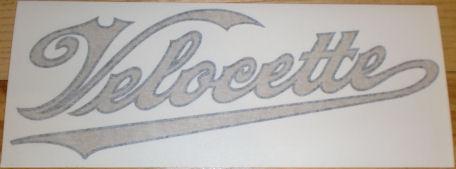 Velocette Fairing Sticker 1960's Thruxton | BRITISH Only Austria ...