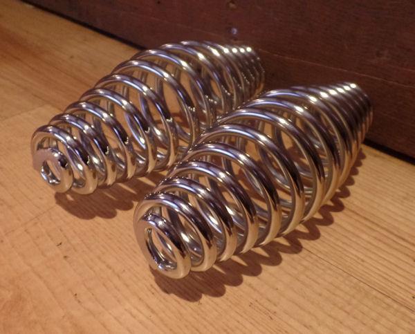 Triumph. Single, Seat/Saddle Spring, Barrel Type /Pair. | BRITISH Only ...