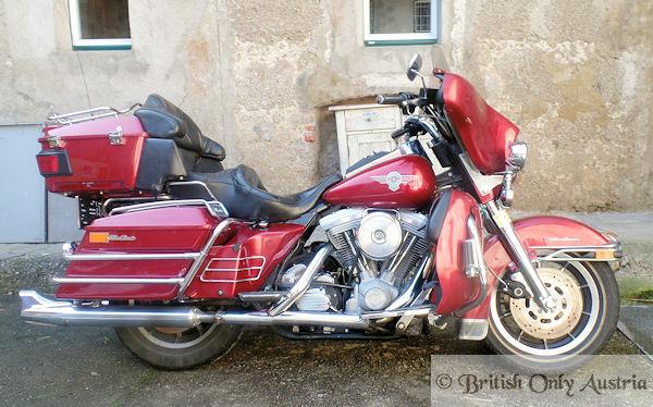Harley Davidson FLHTC 1990. 1350cc | BRITISH Only Austria ...