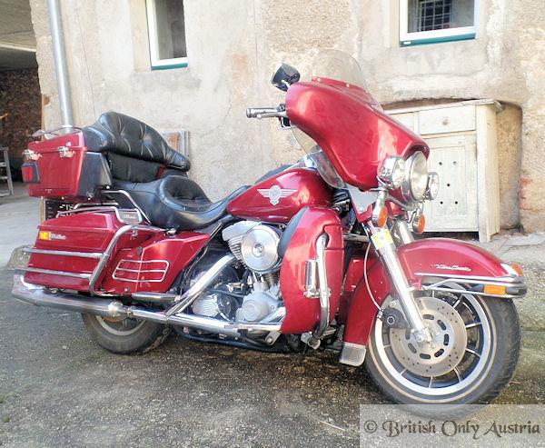 Harley Davidson FLHTC 1990. 1350cc | BRITISH Only Austria ...