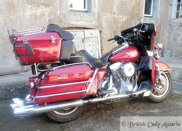 Harley Davidson FLHTC 1990. 1350cc | BRITISH Only Austria ...