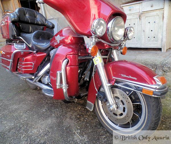 Harley Davidson FLHTC 1990. 1350cc | BRITISH Only Austria ...