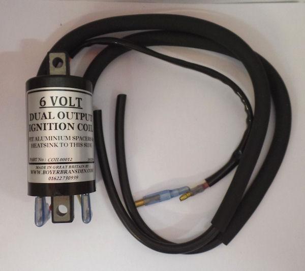 Boyer 6V Dual Output Ignition Coil. Double output | BRITISH Only ...